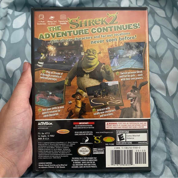 Nintendo | Video Games & Consoles | Shrek 2 Gamecube Game Untested ...